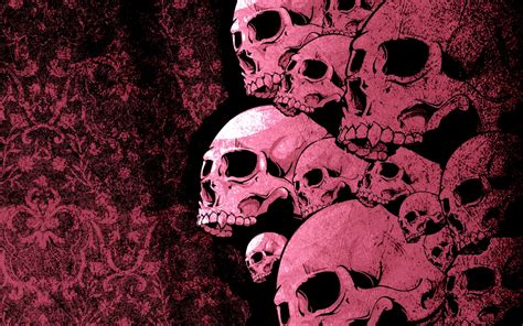 Abstract Skulls Pink Wallpapers Hd Desktop And Mobile Vrogue Co