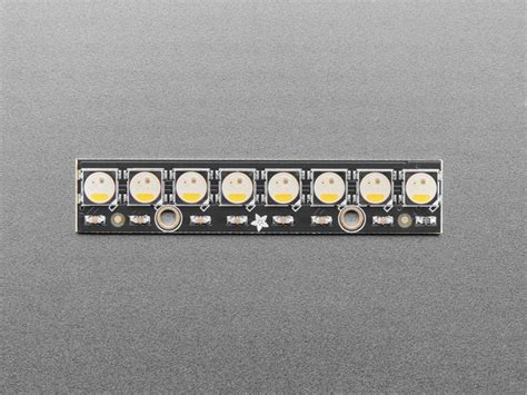 Neopixel Stick 8 X 5050 Rgbw Leds Natural White ~4500k Id 2868 Adafruit Industries