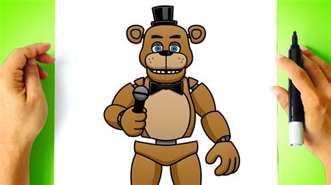 How To Draw Freddy Fazbear Five Nights At Freddys [ How To Draw Fnaf Characters ] Step By