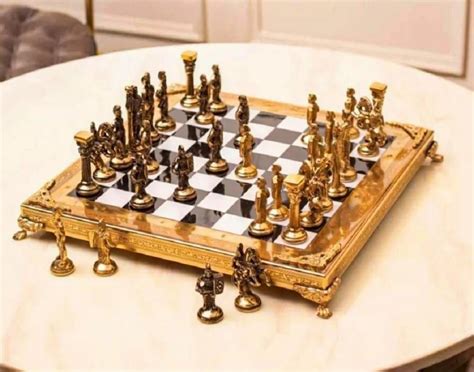 Multicolor Brass Chess Board Set At ₹ 11000piece In Jaipur Id