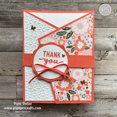 Angled Tri Fold Cards — Ps Paper Crafts