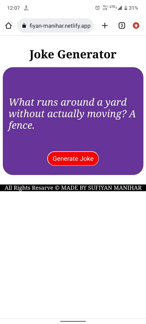 Sufiyan Manihar On Linkedin Developer Jokes Html Css Bca Csed Project Netlify