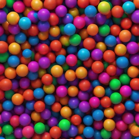 Premium Ai Image 3d Balls Background