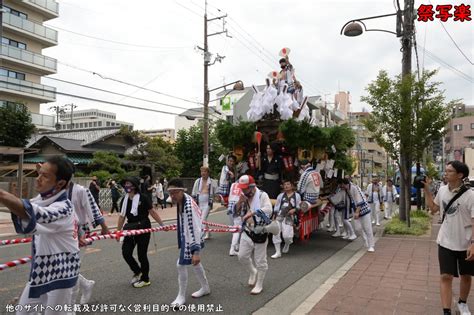 令和4年8月20日 池田市新町だんじり巡行その3 祭写楽