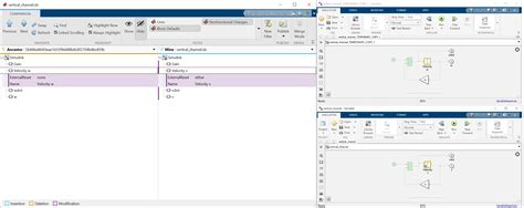 Comparison Tool Diff And Merge Changes Between Simulink Models MATLAB