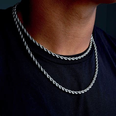 14k Solid Gold Rope Chain 20 Inch 2mm