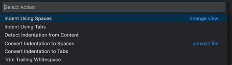 Easily Update Tab Size Issue Microsoft Vscode GitHub