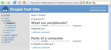 Taxonomy Garden Taxonomy Menu [ 47693]