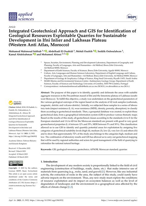 Pdf Integrated Geotechnical Approach And Gis For Identification Of