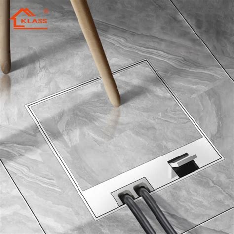 Stainless Steel Cover Floor Box For Cable Outlet Floor Socket And Stainless Steel Floor Socket