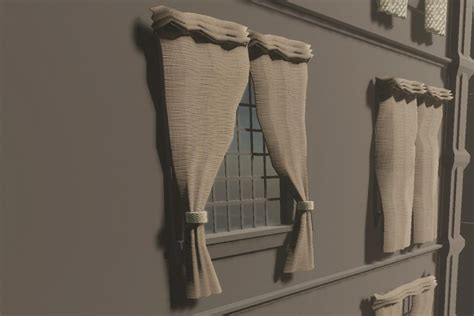 OWA Curtains Pack 01 Interior Window Decorations HDRP URP BIRP 3D