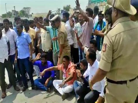 ಬೆಂಗಳೂರು ಮೈಸೂರು ಎಕ್ಸ್‌ಪ್ರೆಸ್‌ ವೇ ಟೋಲ್ ವಿರೋಧಿಸಿ ನಿಖಿಲ್ ಕುಮಾರಸ್ವಾಮಿ