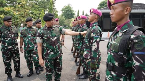 Panglima Tni Jenderal Agus Subiyanto Cek Kesiapan Pasukan Elite Denjaka