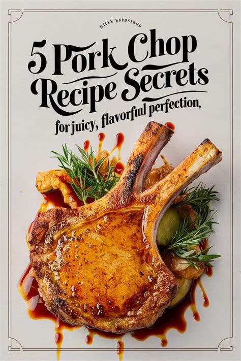 15 Pork Chop Recipe Secrets For Juicy Flavorful Perfection