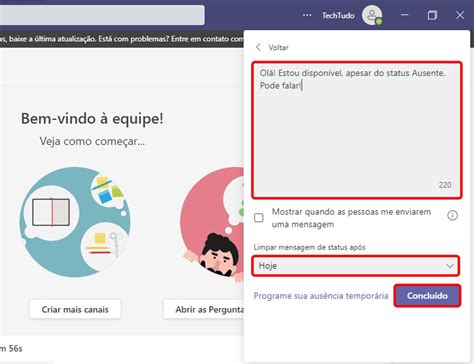 Como deixar o status do Teams sempre online Veja três truques