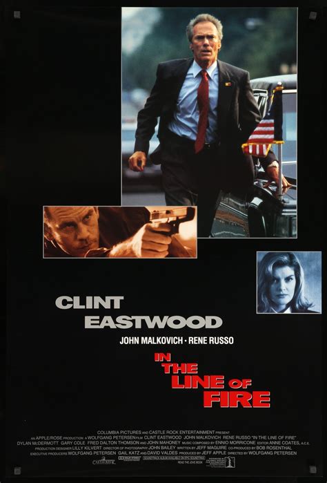 In The Line Of Fire 1993 Original One Sheet Movie Poster Original