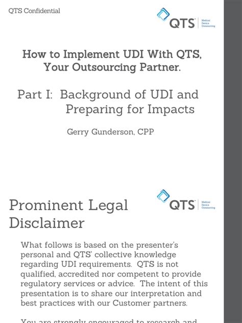 Unique Device Identification Udi Part 1 Pdf Computing