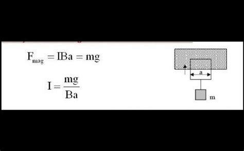 a rectangular loop of wire supporting a mass m hangs vertically