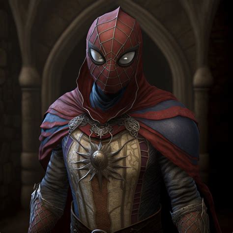Medieval Spider Man Characters Designed With Midjourney Ai V4