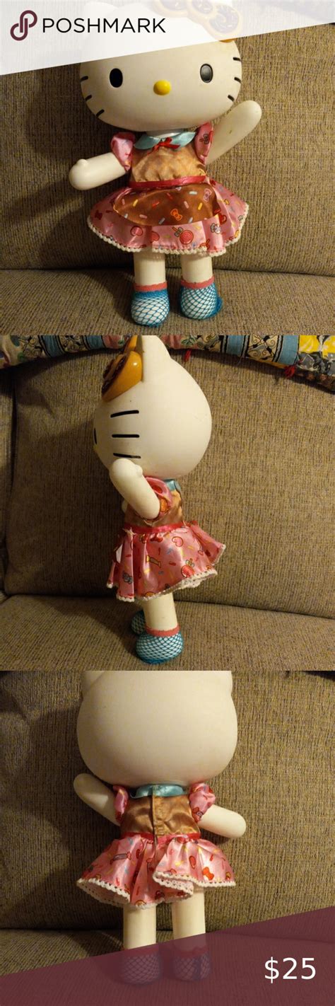 Large Vinyl Poseable Sanrio 2013 Blip Toys Hello Kitty Baker Doll 13