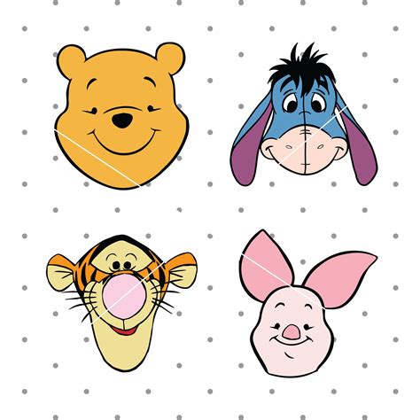 Winnie The Pooh Svg Winie The Pooh Face Svg Pooh Svg