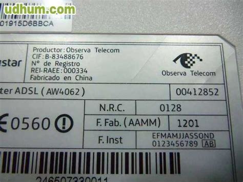 ROUTER OBSERVA TELECOM AW4062 TELEFONICA