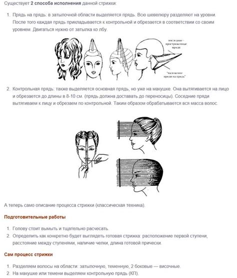 Схема и технология выполнения стрижки — КиберПедия