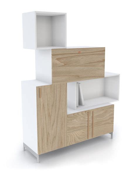 Front Designs Tetris Storage System Made Of Stacking Blocks Cool Furniture Glass Cabinet