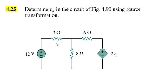 Solved Use Source Transformation To Find Ix In The Chegg