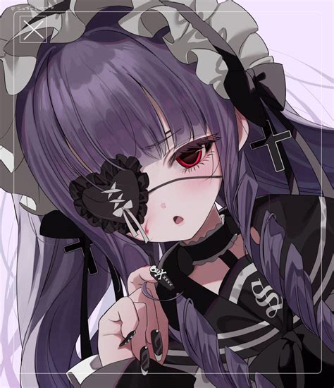 Safebooru 1girl Black Choker Black Nails Black Sailor Collar Blunt