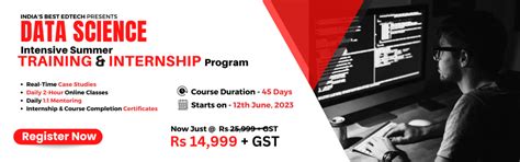 data science summer intensive training and internship program