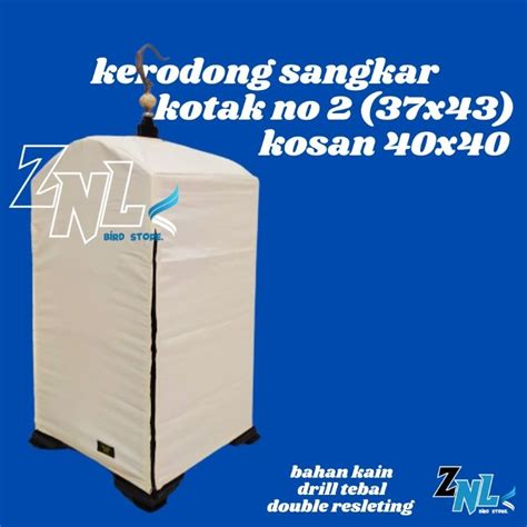 Jual Krodong Lomba Kain Drill Sangkar Burung Kosan 40x40 Dan Kotak No 2 37x43 Double Resleting