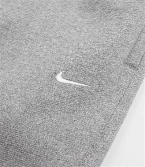 Nike Solo Swoosh Sweatpants Dark Grey Heather White Flatspot