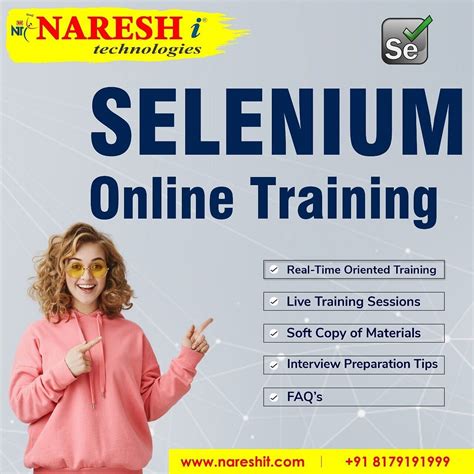 Best Selenium Training Institute In 2024 Hyderabad Nareshit By