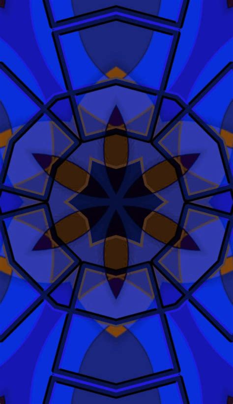 An Abstract Blue And Brown Background With Circles