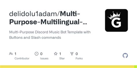 Github Delidolu1adammulti Purpose Multilingual Discord Music Bot