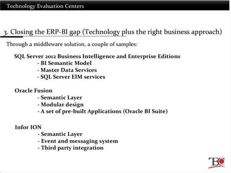 Integrating BI And ERP A Powerful Business Strategy