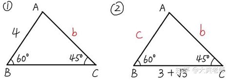 【初中数学】特殊角度的直角三角形（30度、45度） 知乎