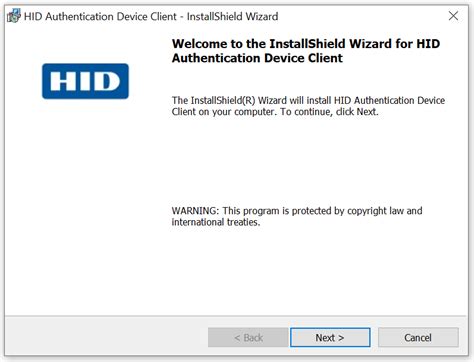 Download And Install The Hid Authentication Device Client