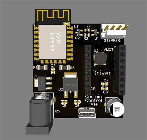 [review Requested] My Second Pcb Design To Drive A Stepper Motor With
