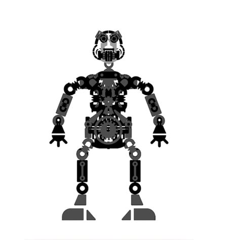 Premium Photo Robotic Man Illustration Artwork