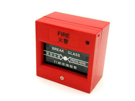 Red Break Glass Manual Alarm Call Point Fire Alarm Resettable Call