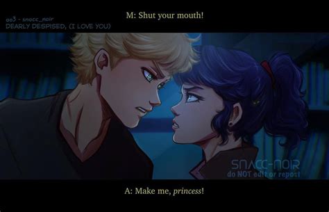 Snacc Noir On Instagram “ Swipe… Adrienette Enemy Au Scene From Chapter 13 … Miraculous