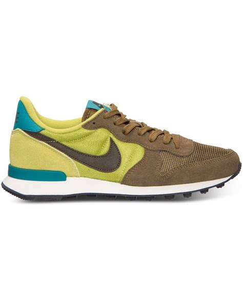 Nike Leather Womens Internationalist Casual Sneakers From Finish Line