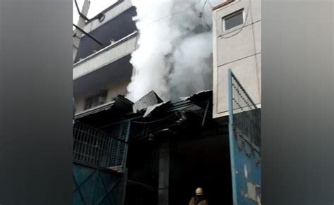 Fire Breaks Out At 2 Factories In Delhis Narela 36 Fire Engines On Spot