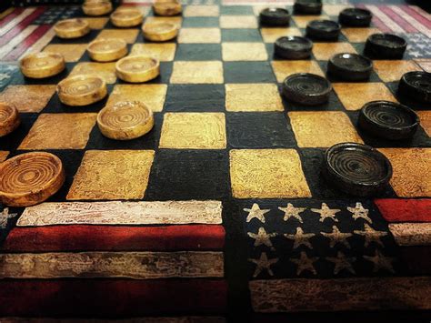 Vintage Checkers And Checkerboard Photograph By James Defazio Fine