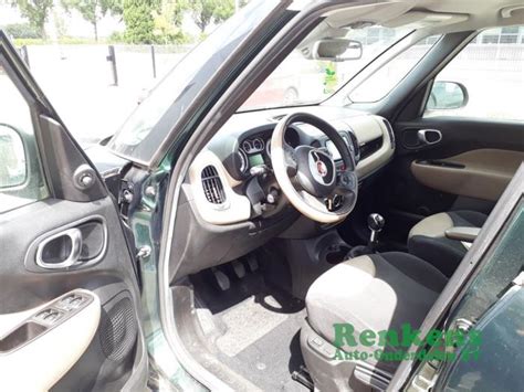Fiat 500l 16 D 16v Multijet Salvage Vehicle 2014 Green