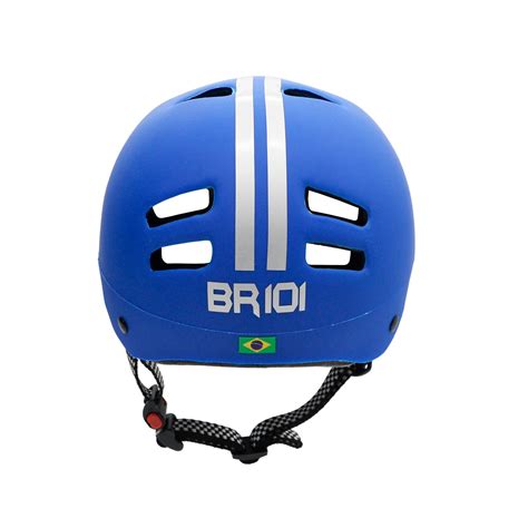 Capacete De Bicicleta Skate BR 101 Urbano Baby Azul BR101 Capacetes