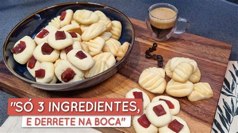Receita Biscoito De Leite Condensado Crocante E Sem Goiabada