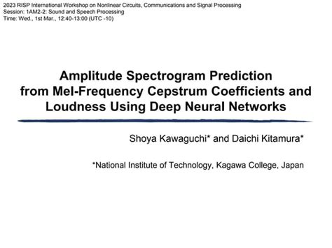 Amplitude Spectrogram Prediction From Mel Frequency Cepstrum